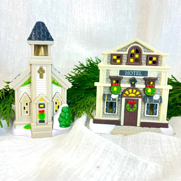 Cobblestone Corner Christmas Village | Holiday | Mini Cobblestone ...